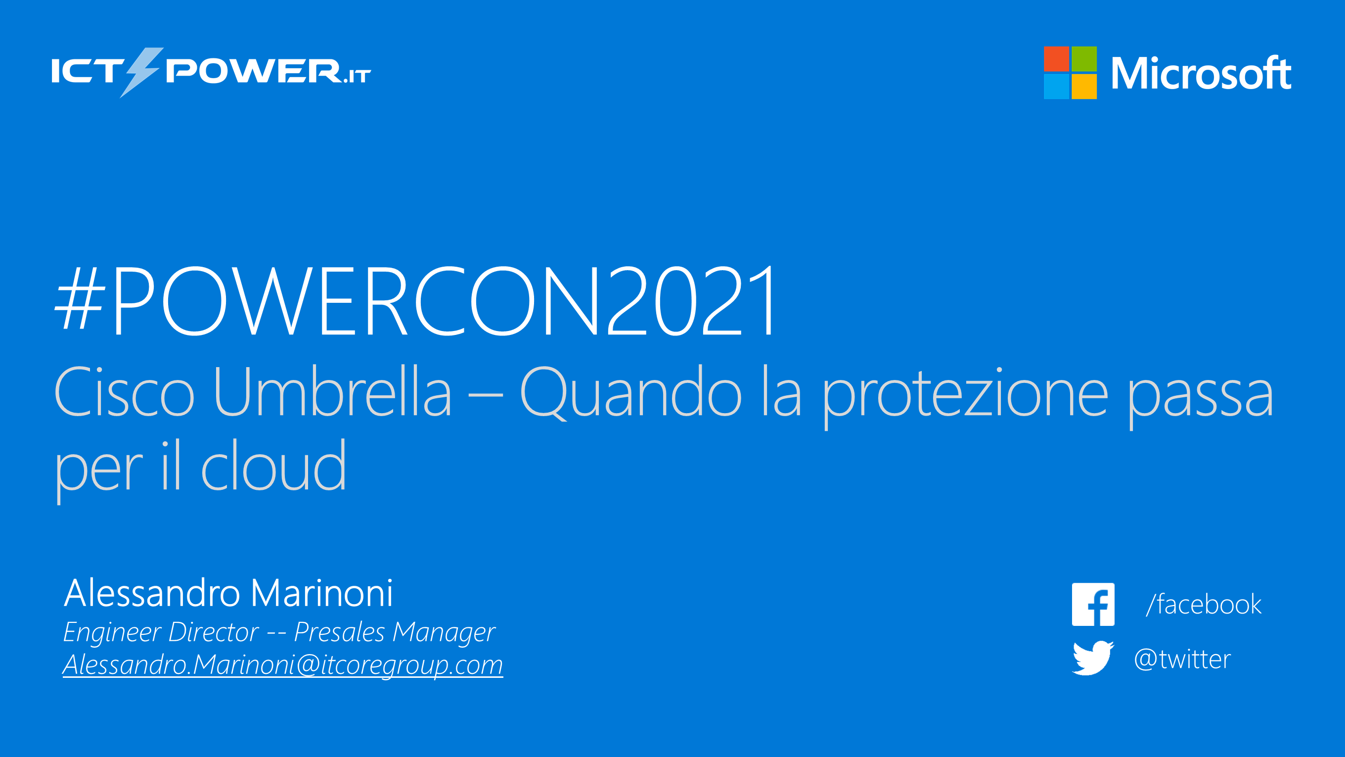 #POWERCON2021 - Evento online del 10 dicembre - Alessandro Marinoni ...