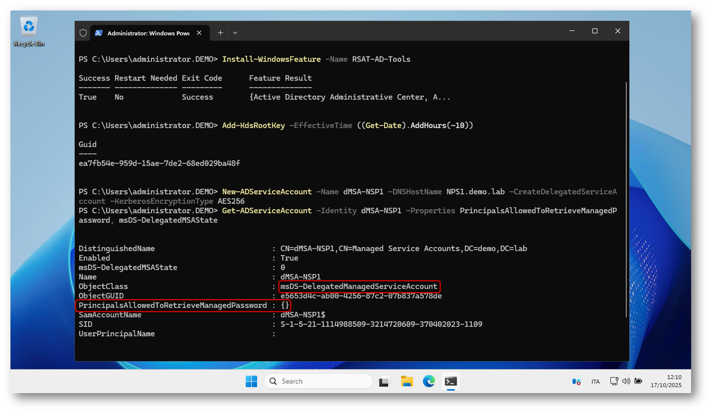 Windows Server 2025 – Delegated Managed Service Accounts (dMSA) - ICT Power