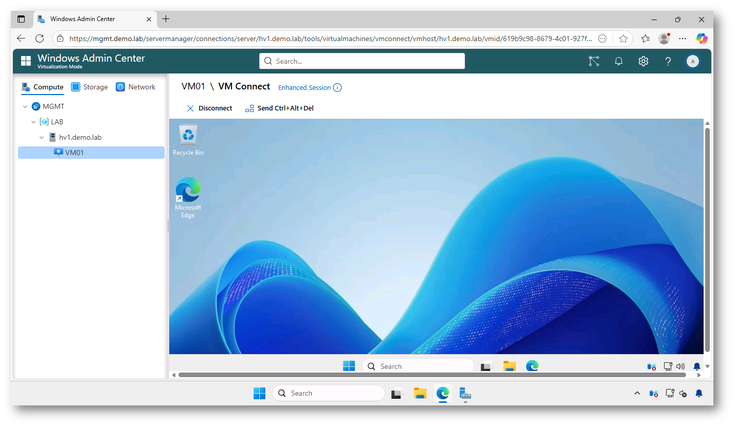 Windows Admin Center Virtualization Mode (vMode) - ICT Power