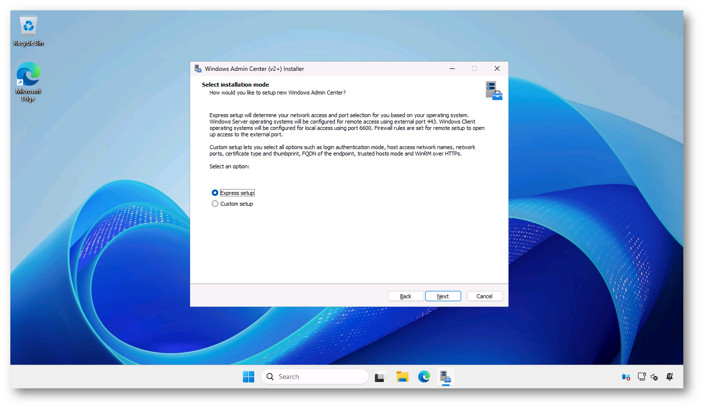 Windows Admin Center Virtualization Mode (vMode) - ICT Power